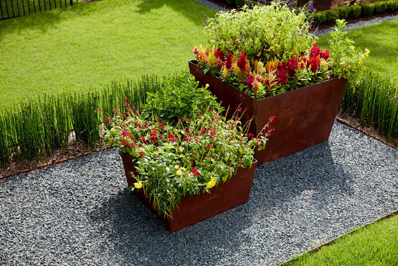 Custom Steel Planters | Colmet