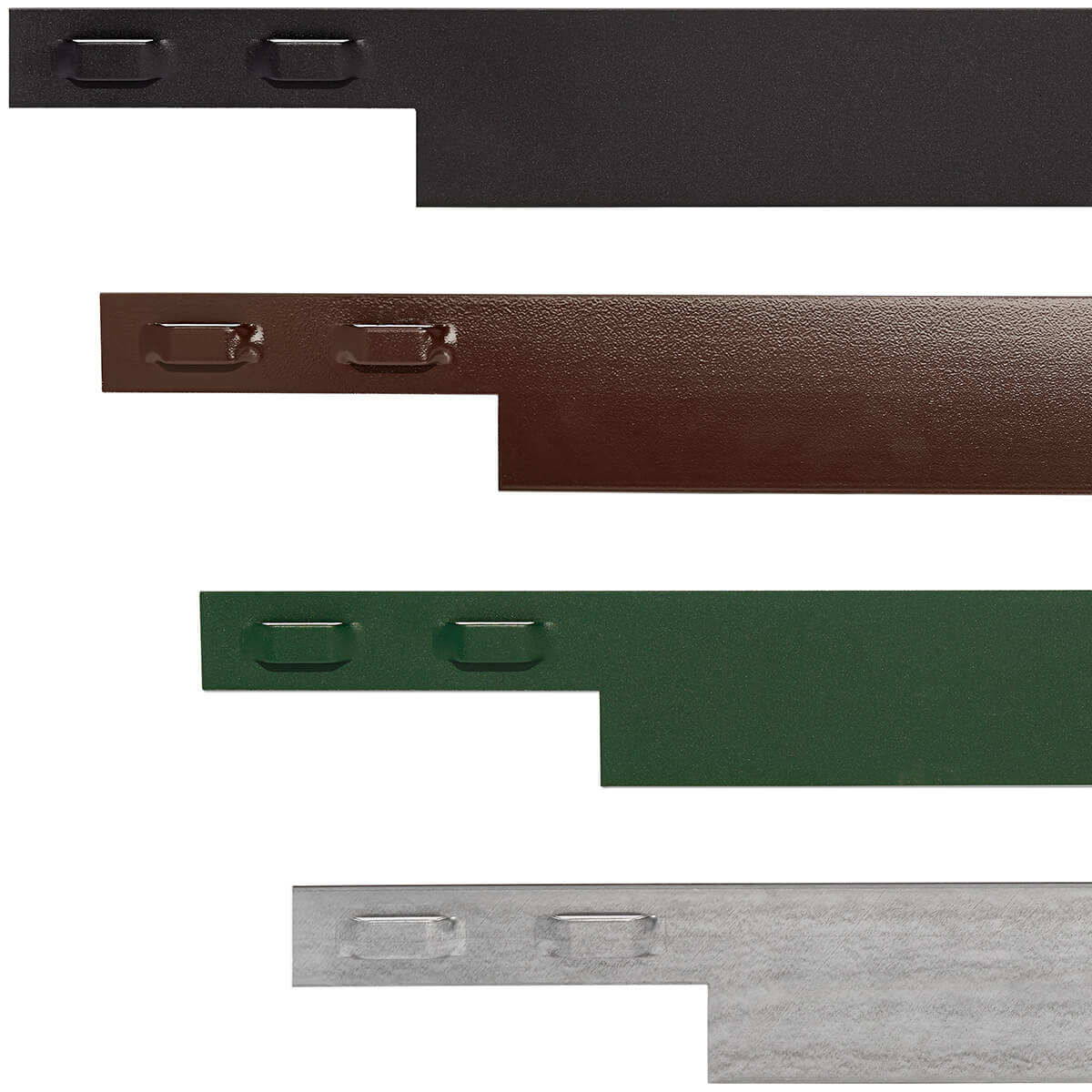 Classic Edging with Tapered Flat Stakes, 4 ft. (5-pack) | Colmet a